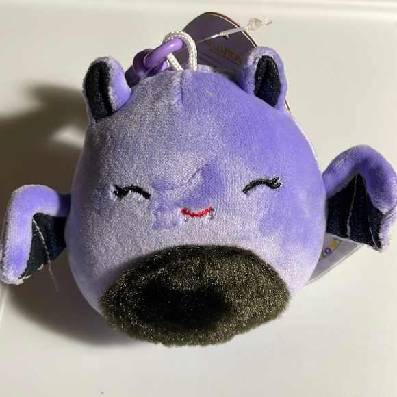 Squishmallows | Toys | Lsquishnallow Joldy The Purple Bat Clip Nwt 3 ...